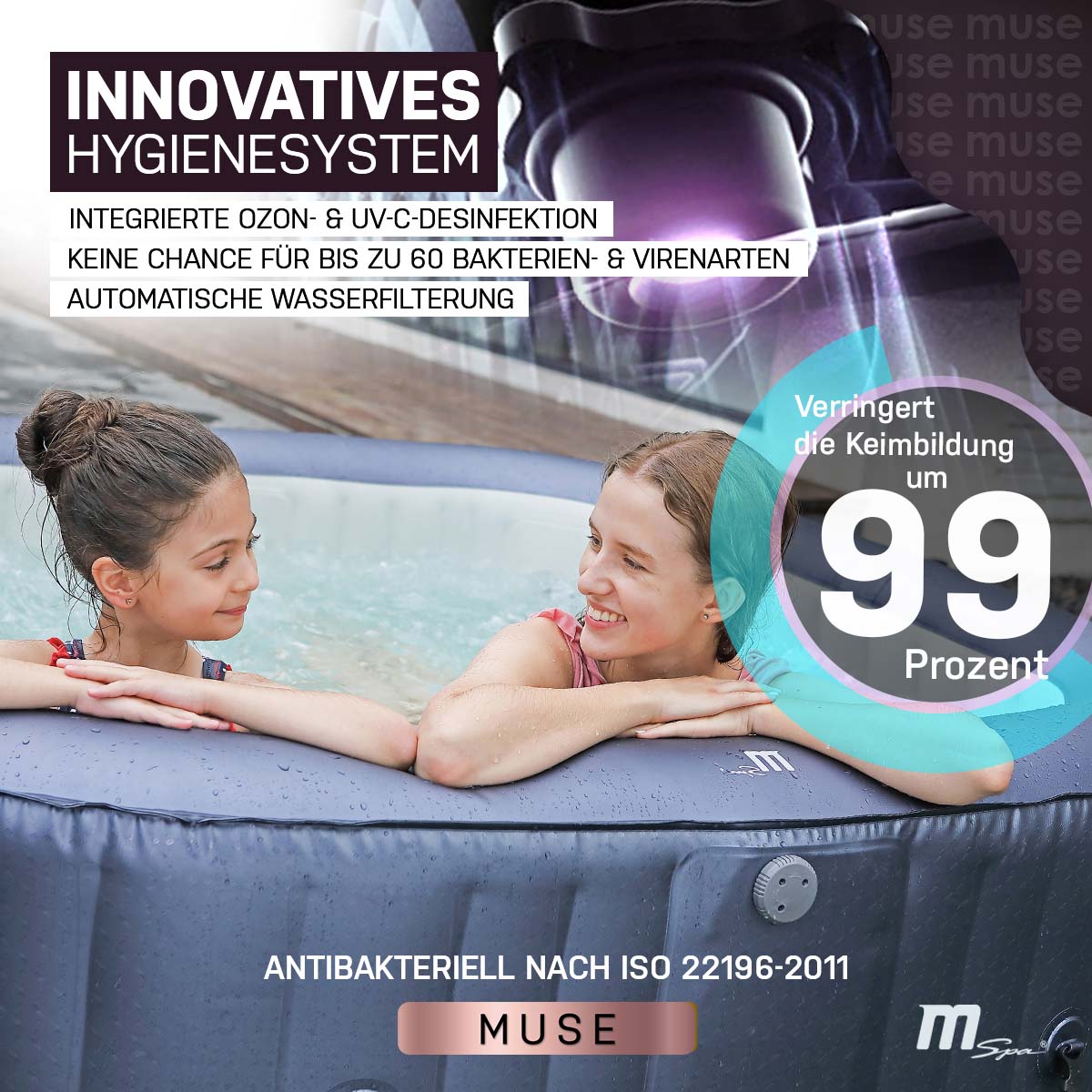 MSpa Otium ᐅ Massage-Whirlpool für 6 Personen